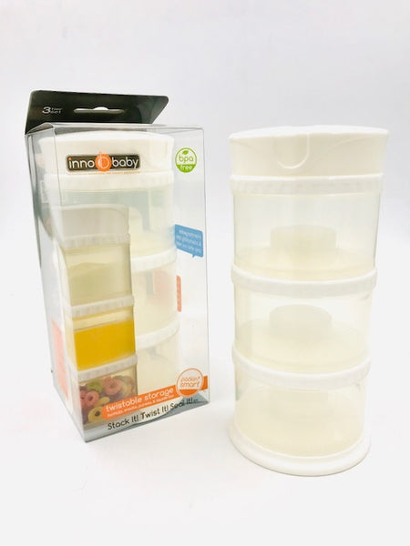 Stack N Seal Twistable 3 Tier White – Objects of Desire Artful Living